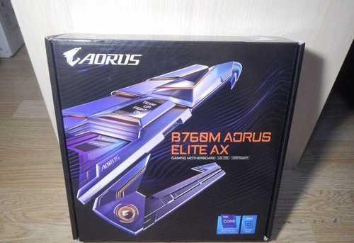 Gigabyte B760M Aorus Elite AX, LGA 1700, mATX
