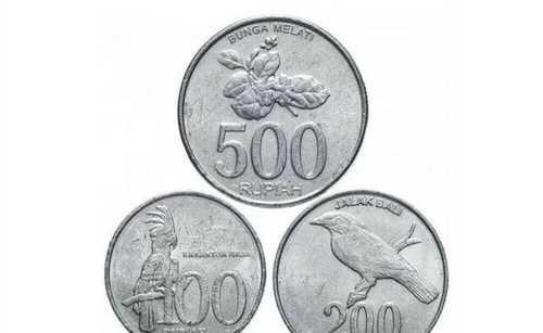 Подарочный набор из 3-х монет номиналом 100, 200 и