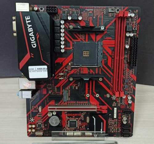 Материнская плата gigabyte B450M gaming Am4