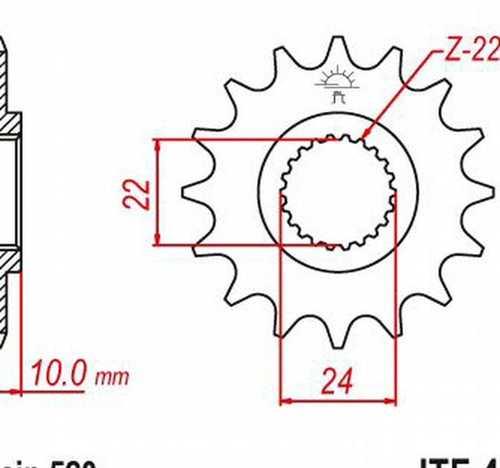 Звезда JT JTF402.16 аналог Sunstar 386-16