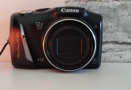 Компактный фотоаппарат canon sx150 is