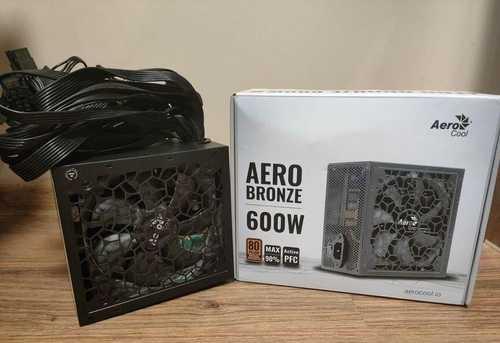 Блок питания aerocool aero bronze 600w