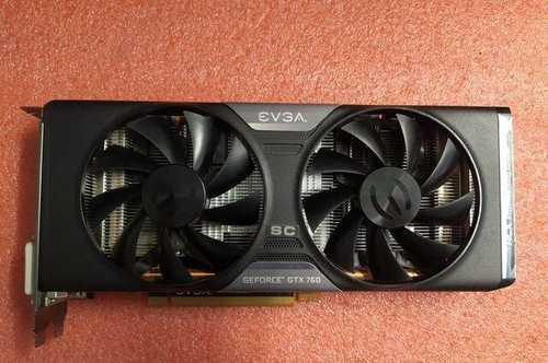 Evga GeForce GTX 760 ACX SC 2Gb с гарантией