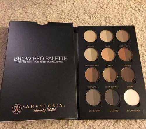 Палетка pro brow palette anastasia оригинал