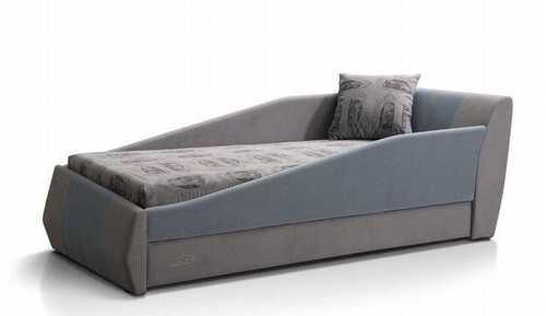 Кровать lambic, Newtone grey, Prima, light blue