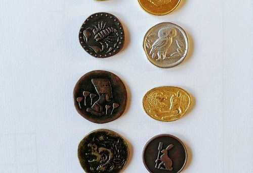 Монеты из магнита Золото магнитного моря