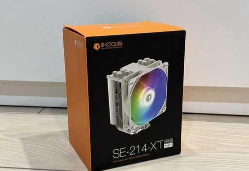 Белый Кулер ID-Cooling SE-214-XT (aRGB, AMD/Intel)