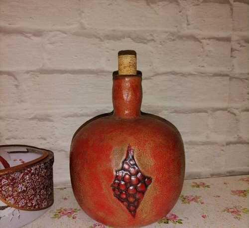 Кувшин бутылка ваза Гранат