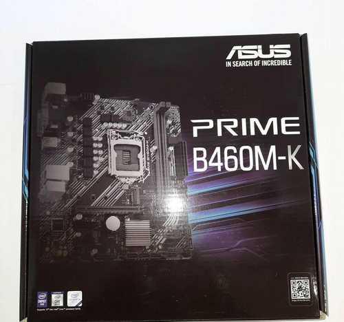 Материнская плата Asus prime B460M-K Soc-1200 Inte