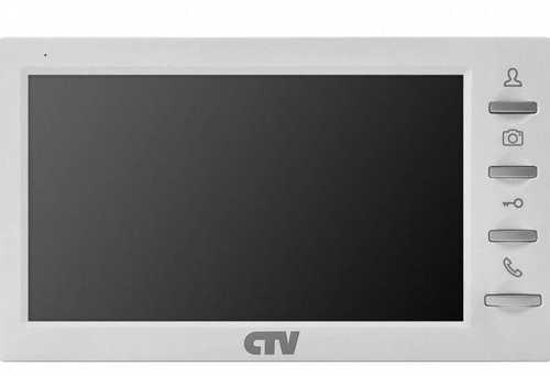 CTV-M1701 S белый монитор видеодомофона с памятью