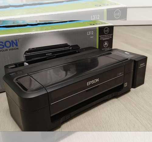 Принтер цветной цветной с снпч Epson l312
