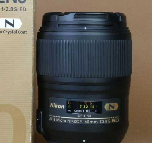 Nikon Micro-Nikkor af-s 60mm f/2.8G ED (id-21202)