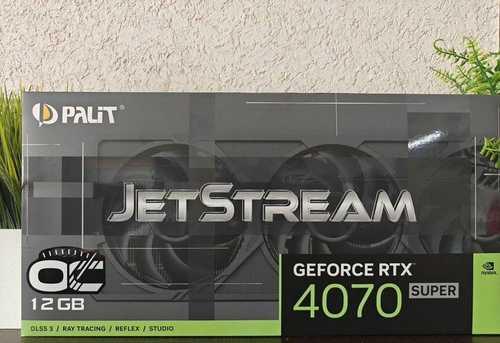 Видеокарта Palit RTX 4070 super JetStream OC