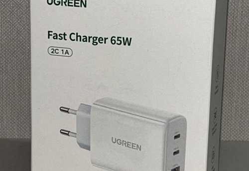 Сетевое зарядное устройство ugreen 65W