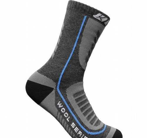 Носки KV  Nordic Step Wool (серый/синий)