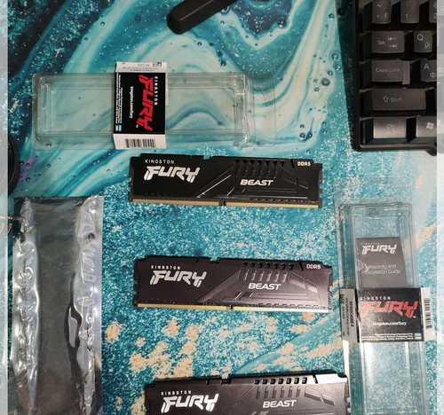 Оперативная память Kingston fury Beast Black 8 gb