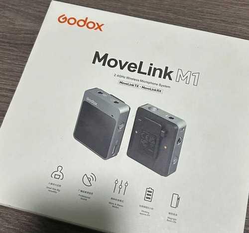 Godox movielink M1 - беспроводной микрофон, петлич