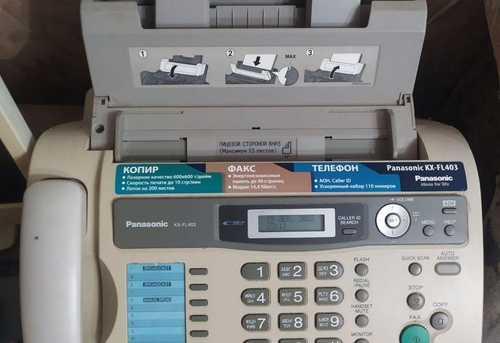 Телефон Факс Panasonic KX-FL403