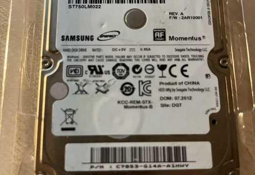 Жесткий диск для ноутбука Samsung 750 Gb