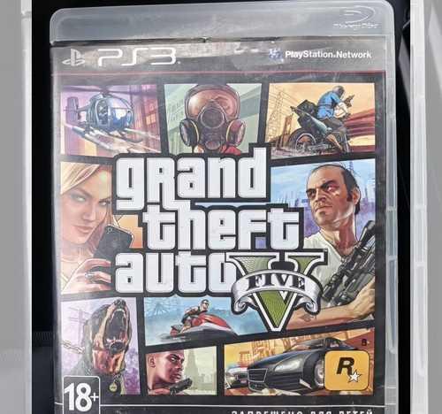 Диск GTA 5 ps3
