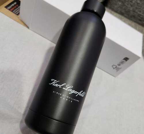 Термос Karl Lagerfeld 600ml, чёрный, оригинал