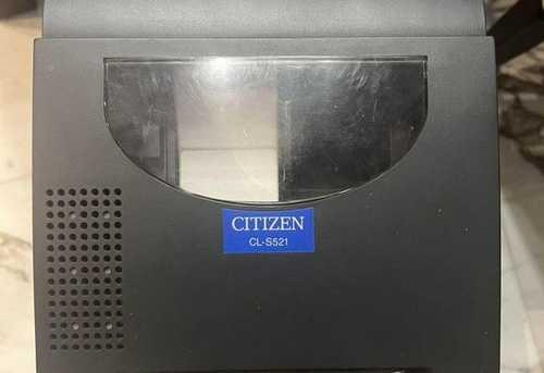 Термопринтер этикеток citizen cl-s521
