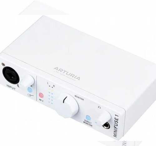 Arturia MiniFuse 1 White звуковая карта