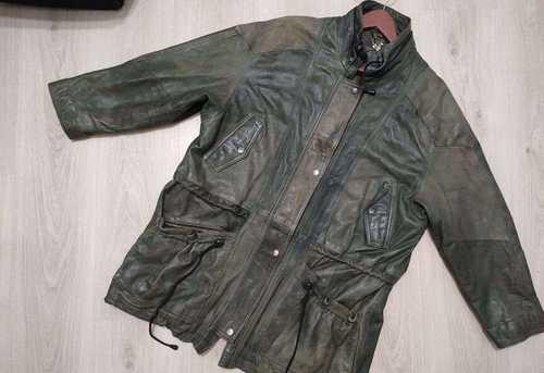 Натуральные кожаные куртки винтаж