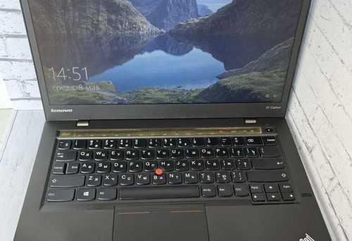 Ноутбук 14" Lenovo ThinkPad X1 Carbon, 256 ГБ, Core i5-4300U, RAM 8 ГБ, Intel HD Graphics 4400
