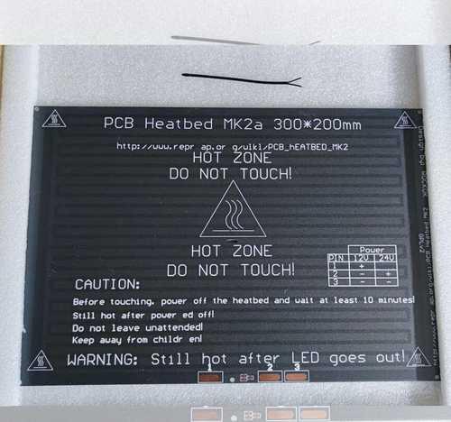 Нагревательный стол MK2A 200x300 мм
