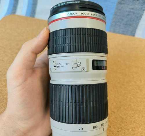 Объектив canon zoom lens ef 70-200mm 1:4 L usm