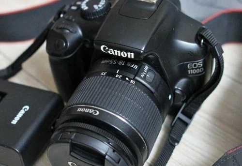 Фотоаппарат canon 1100d 18-55