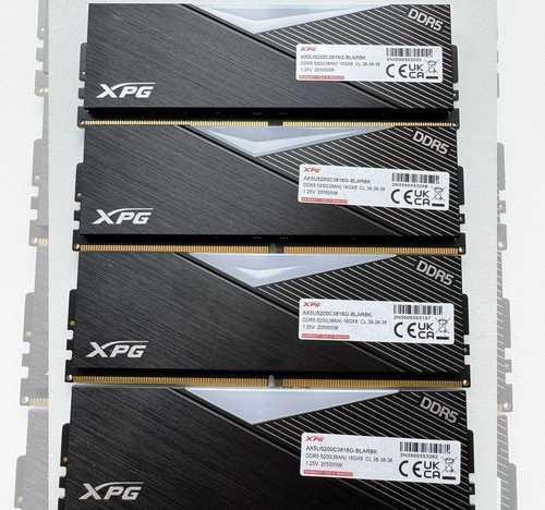 Оперативная память DDR5 16 Gb adata XPG Lancer RGB