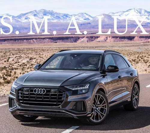 Ковры 3D LUX резиновые Audi Q8 2018-Н.В