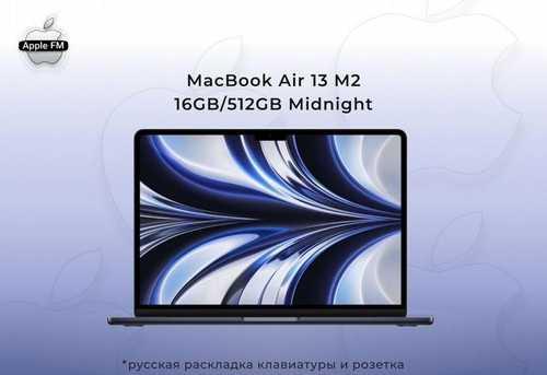 Macbook Air 13 M2 16GB 512GB Midnight