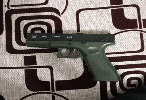 Пистолет glock 18c игрушка