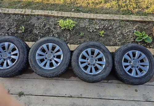 Колеса на литых дисках k&k bridgestone dueler r15