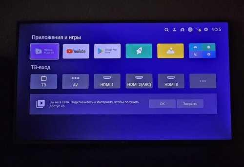 Телевизор Xiaomi Mi TV 4S 43" UHD Bluetooth