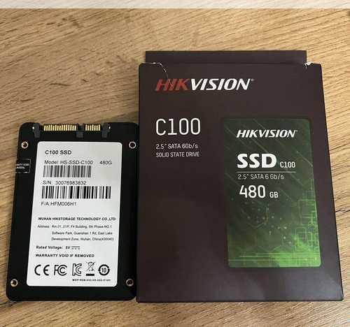 Ssd 480 gb hikvision c100