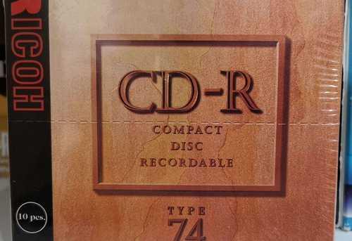 Диски CD-R 74 650 mb (Ricoh, Pioneer)
