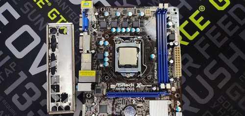 Материнская плата 1155 ASRock H61M-DGS