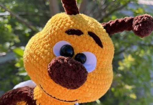 Вязаная мягкая игрушка пчела пчеленок пчелы