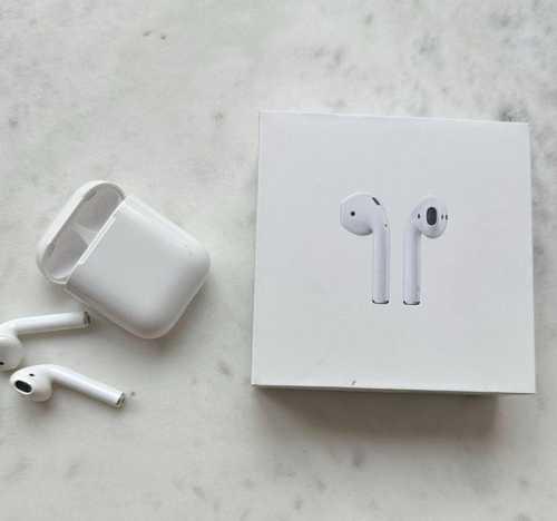 Наушники apple airpods 2 оригинал комплект