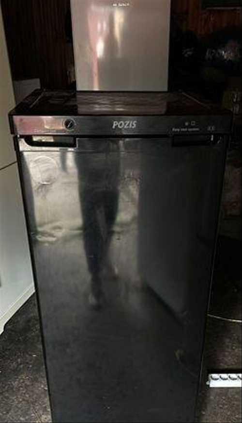 Холодильник бу Pozis 130см (черный)