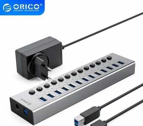 Orico USB 3.0 концентратор на 16 портов с питанием