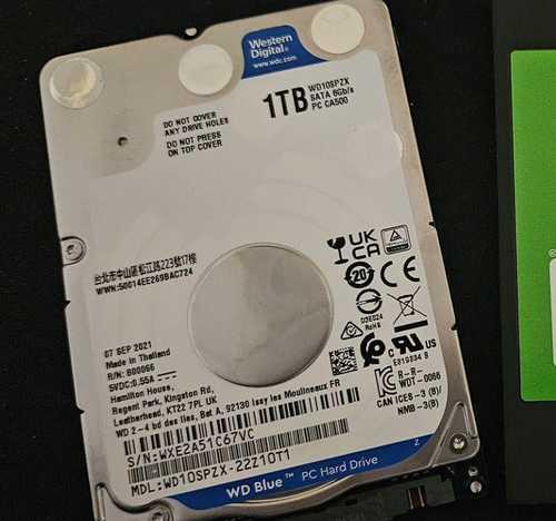 Wd 2.5 1tb и wd green ssd 120gb