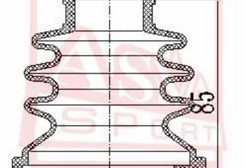 Asva asbt-inff1 Пыльник ШРУСа (комплект без смазки