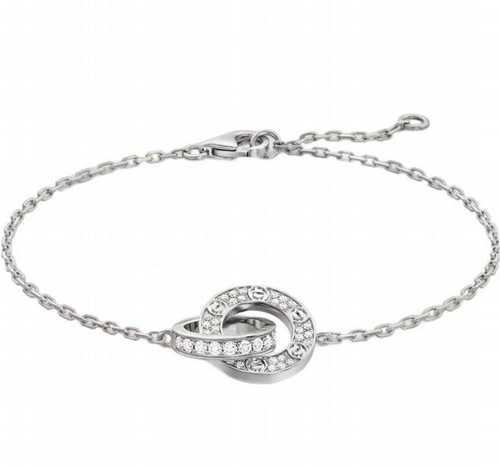 Юв. изделие Cartier lovebracelet, on chain, paved B6084700   подарок 1 год гарантии