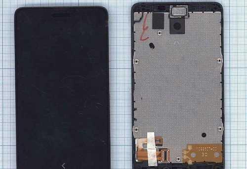 Модуль для Nokia X черный с рамкой