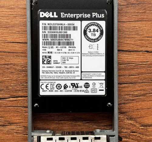 SSD dell 3.84TB 2.5" drive 04nmjf